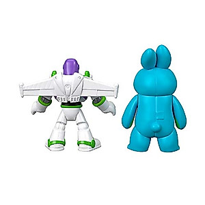 Fisher-Price Imaginext Disney Pixar Toy Story 4 Buzz Lightyear & Bunny Figure 2-Pack