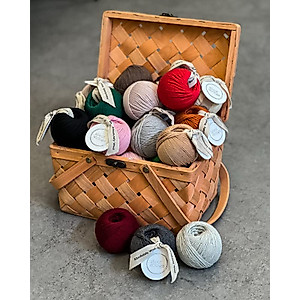 About Strings 100% Extra Fine Merino Wool No. 3 Light DK Yarn 1.76oz(50g) 109 Yards per Ball, 3-Pack (Caramel)