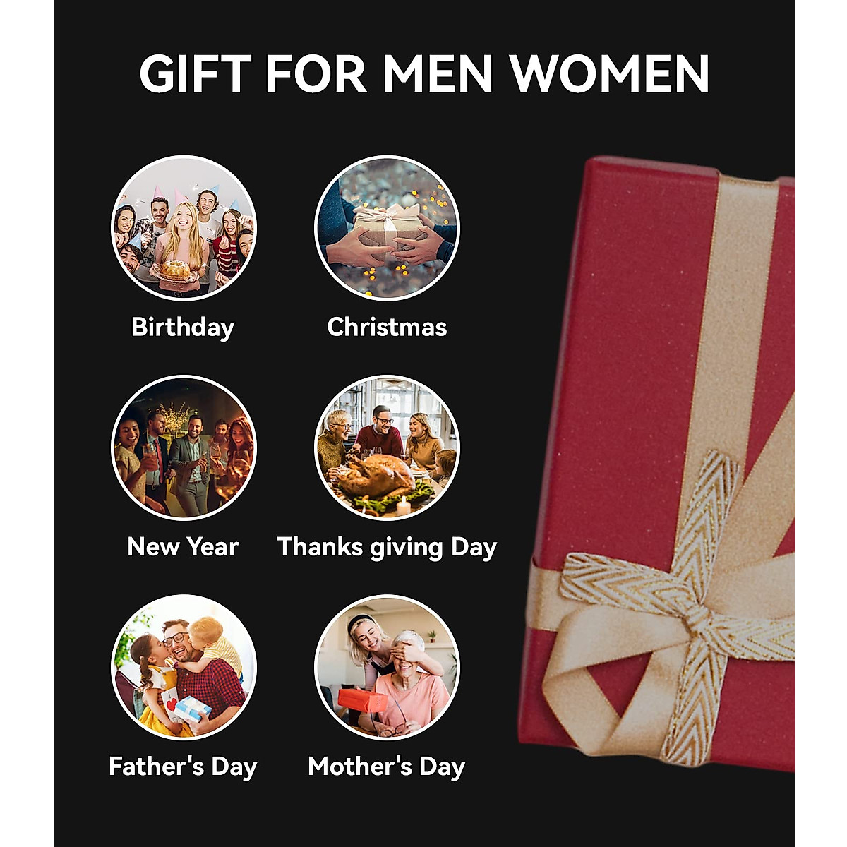 HUNTER.DUAL Pocket Knife, Folding EDC Knife with Clip for Men, Small Camping Knife for Outdoor, 3.34'' D2 Steel Blade, G10 Handle