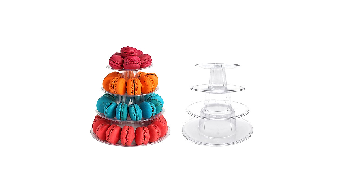 4 Tier Macaron Display Stand - Perfect for Events