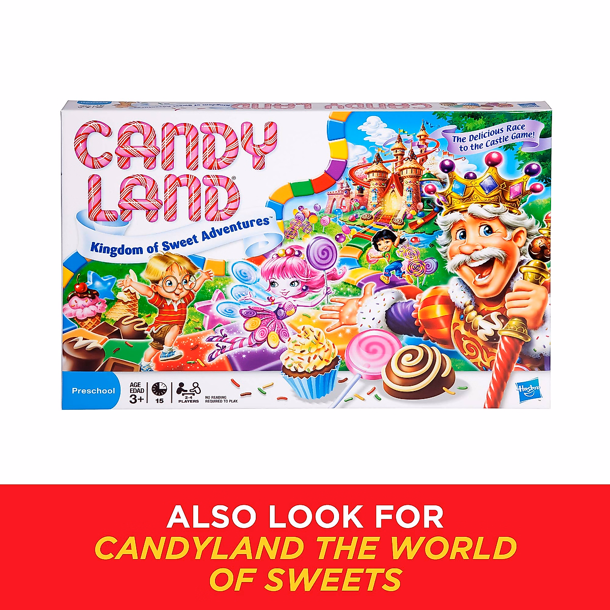 Hasbro Gaming Chutes and Ladders Board Game for 2 to 4 Players Kids Ages 3 and Up (Amazon Exclusive)