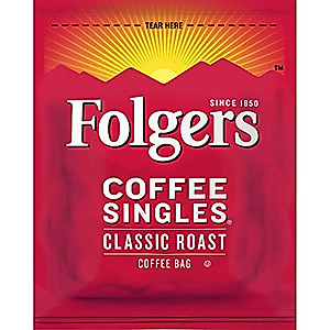 Folgers Coffee Singles Classic Roast-19 Coffee Bags