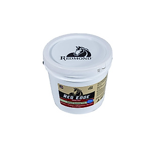 Redmond Red Edge Equine Poultice, Natural Soothing Clay for All Horse Breeds, 8.5lb Bucket