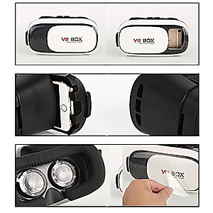 3D Virtual Reality VR Glasses Box 2 Headset Helmet for iPhone Samsung Galaxy S6