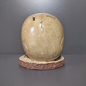 Generic Skull Knife Holder, Skull Knife Block For Kitchen Storage, Horror Themed Knife Holder, Scary Atmosphere Kitchen Decorated With Fruit Knife Holder, Resin Knife Block Without Knives, Brown