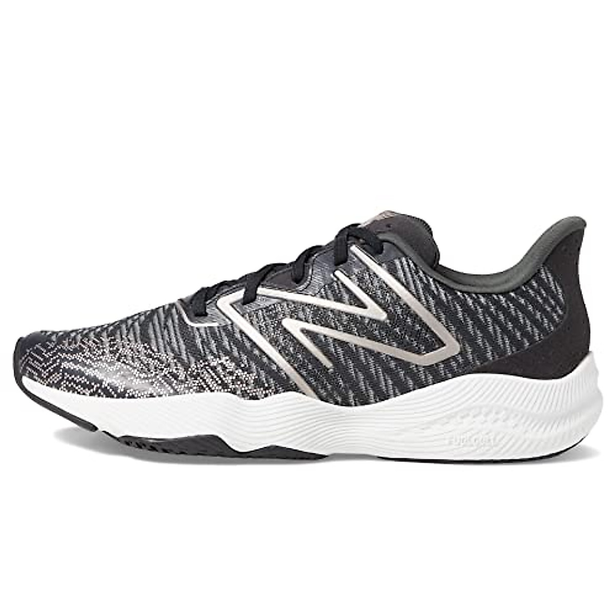 New Balance Women's FuelCell Shift TR V2 Cross Trainer, Black/Harbor Grey/Champagne Metallic, 8.5