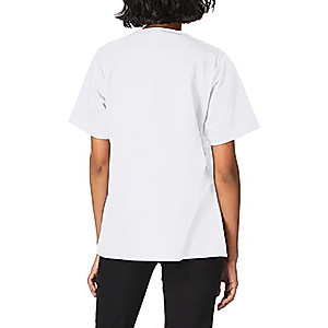 WonderWink Women's Wonderwork Short Sleeve Snap Jacket, White, X-Large