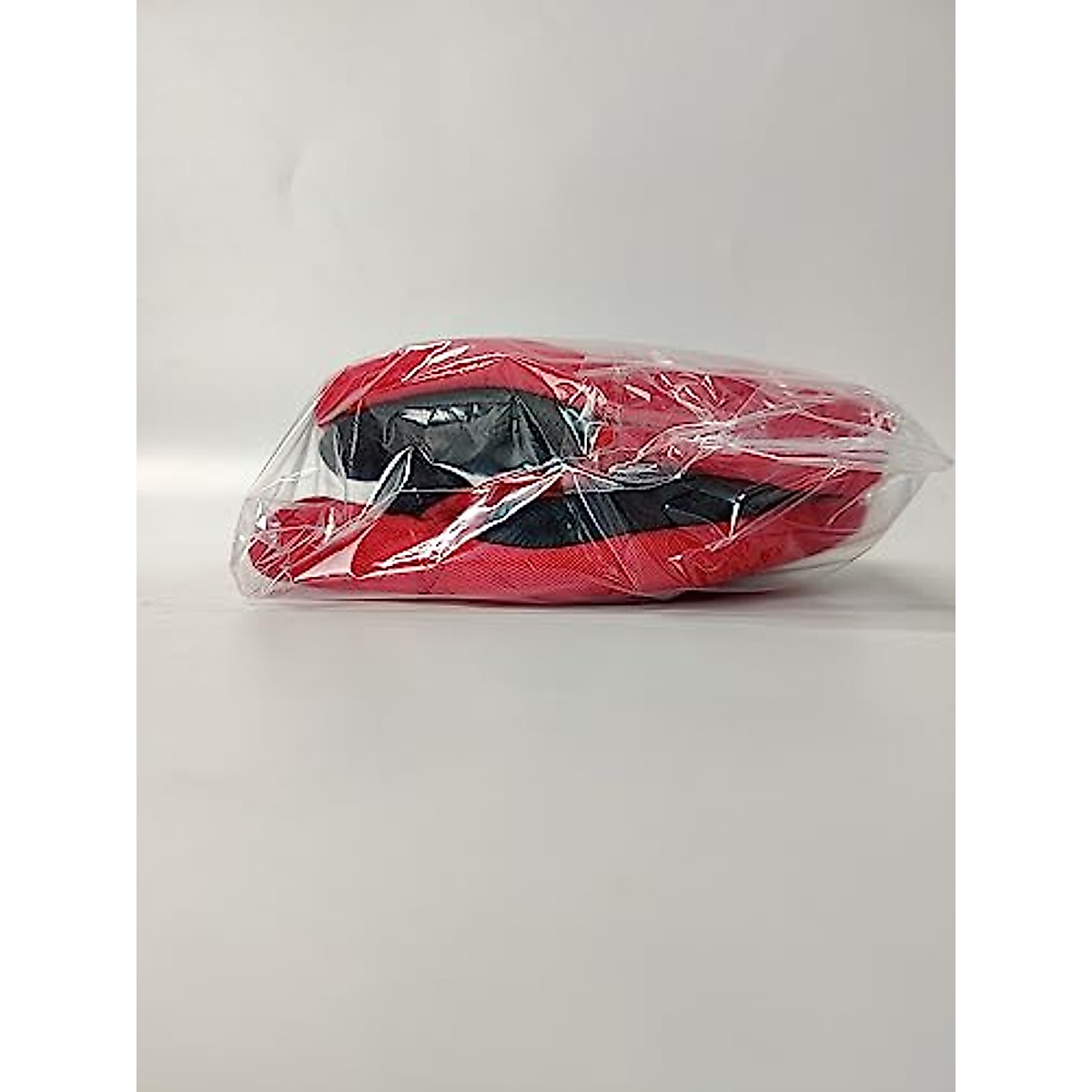 Nuscen 2 Pcs Mini Oven Gloves,Heat Resistant 500 Degrees, Oven Mitts,Cotton Neoprene Non-Slip Grip, Hanging Loop, for Microwave BBQ, Kitchen, Baking,Grilling/Machine Washable (Red)