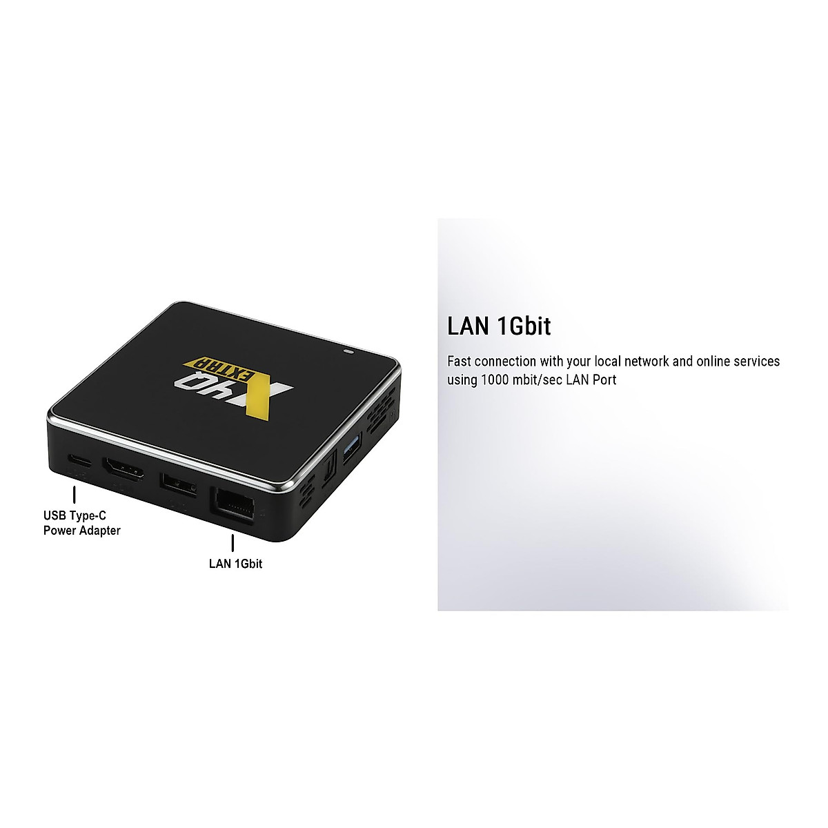 X4Q Extra TV Box Android 11 4GB RAM 128GB ROM Amlogic S905X4-J 2.4G/5G Dual WiFi BT5.1 USB 3.0 Ethernet 1000M Support AV1 H.265 4K HDR Set Top tv Box