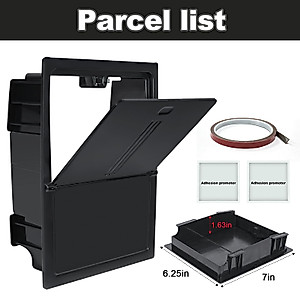 SDPVorn Hidden Storage Box for 2016-2023 Tacoma Center Console Armrest Organizer Secret Compartment 3rd Gen Accessories