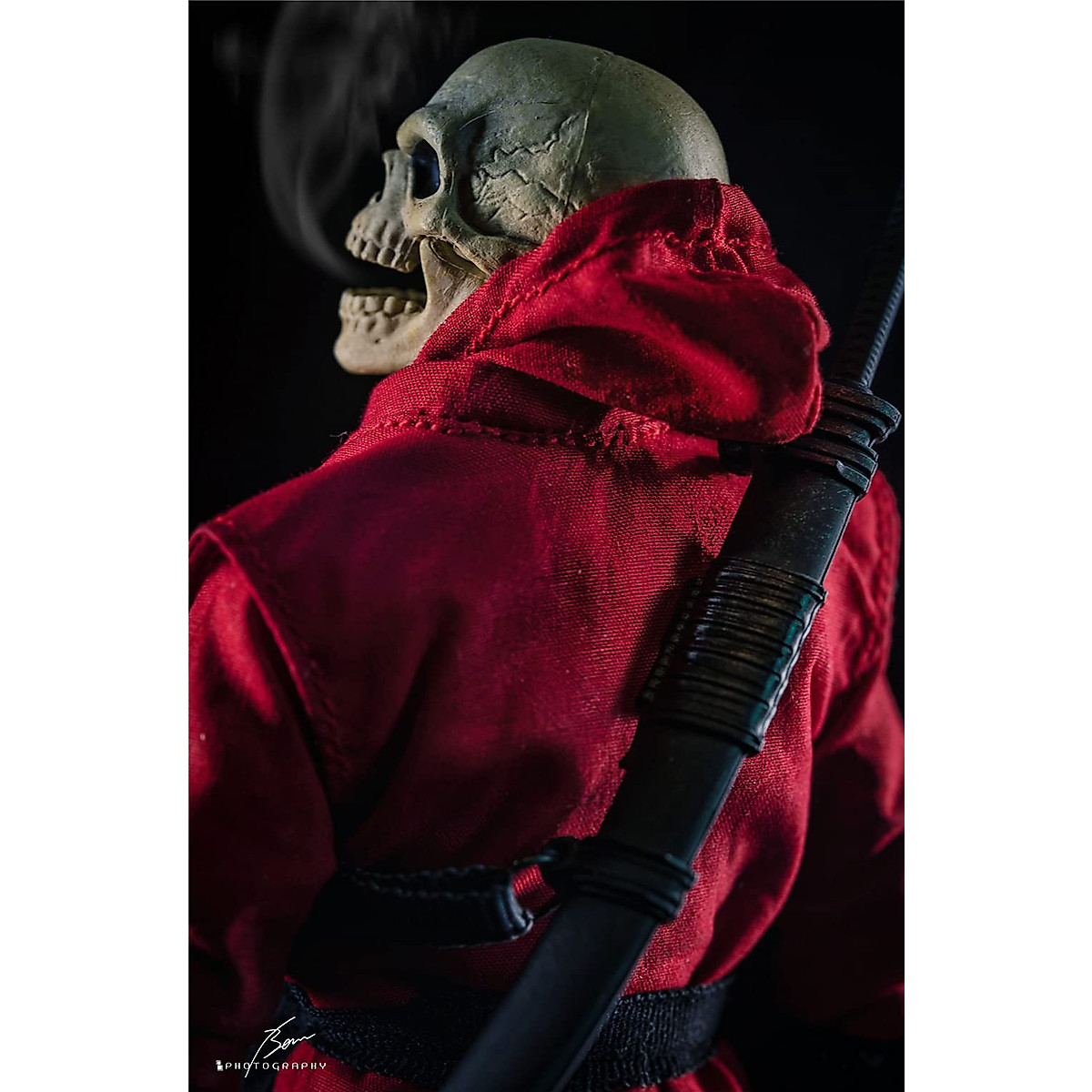 HiPlay 1/12 Scale Figure Doll Clothes, Ninja Suit, Outfit Costume for 6 inch Female Action Figure Phicen/TBLeague CM098(Red)