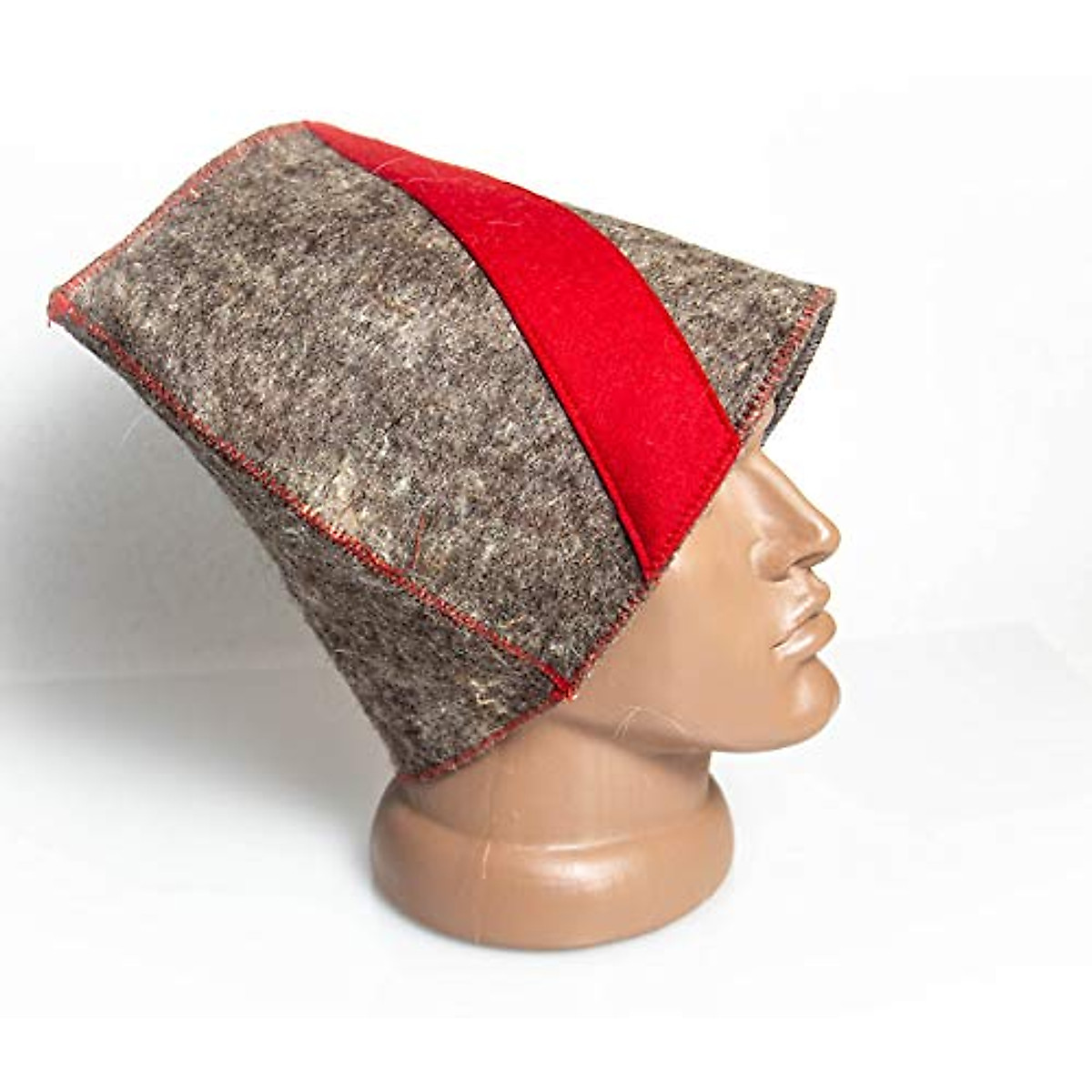 Sauna banya hat Woo for Men - Sauna hat to Protect Hair - Russian banya hat - Easter Sale Wool Felt Papakha Kubanka Cossack Ukrainian Warrior cosplayers