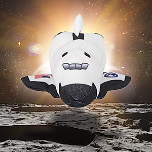 ArtCreativity Stuffed Space Shuttle Plush Toys for Kids, Set of 2, 5 Inch Soft and Cuddly Astronaut Spaceships- Cute Nursery Décor & Bedtime Toys, Best Gift for Birthday or Baby Shower