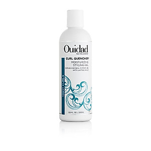 Ouidad Curl Quencher Moisturizing Styling Gel - 8.5 fl oz, Bouncy, Soft & Defined Curls, On-The-Go Style Refresher, Frizz Control, Curl Defining Gel, Flexible Lasting Hold, For Tight Curls