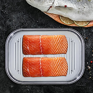 Deli Meat Container Fridge, deli meat containers with lids for Cold Cuts, Lunch Meats, Salami, Meal Prep Containers, BPA-Free 16 oz square deli containers for lunch meat