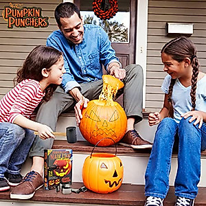 Pumpkin Punchers Pumpkin carving kit for kids | Pumpkin carving tools | Pumpkin carving stencils | Pumpkin carver kit | safe pumpkin tools (24 pieces)