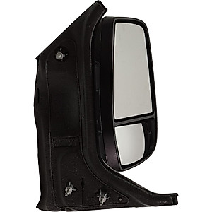 Kool Vue Driver & Passenger Side Manual Heated Towing Mirrors for Ford Transit-250 Transit-350 Transit-150 Transit-350 HD 2015-2019 Without Signal Light Textured Models With Medium or High Roof
