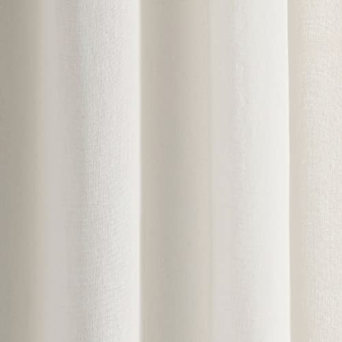 Lush Decor Luxury Modern Flower Linen Like Embroidery Border Window Curtain Panel (Single Panel), 84" L x 52" W, Off-White & Blue