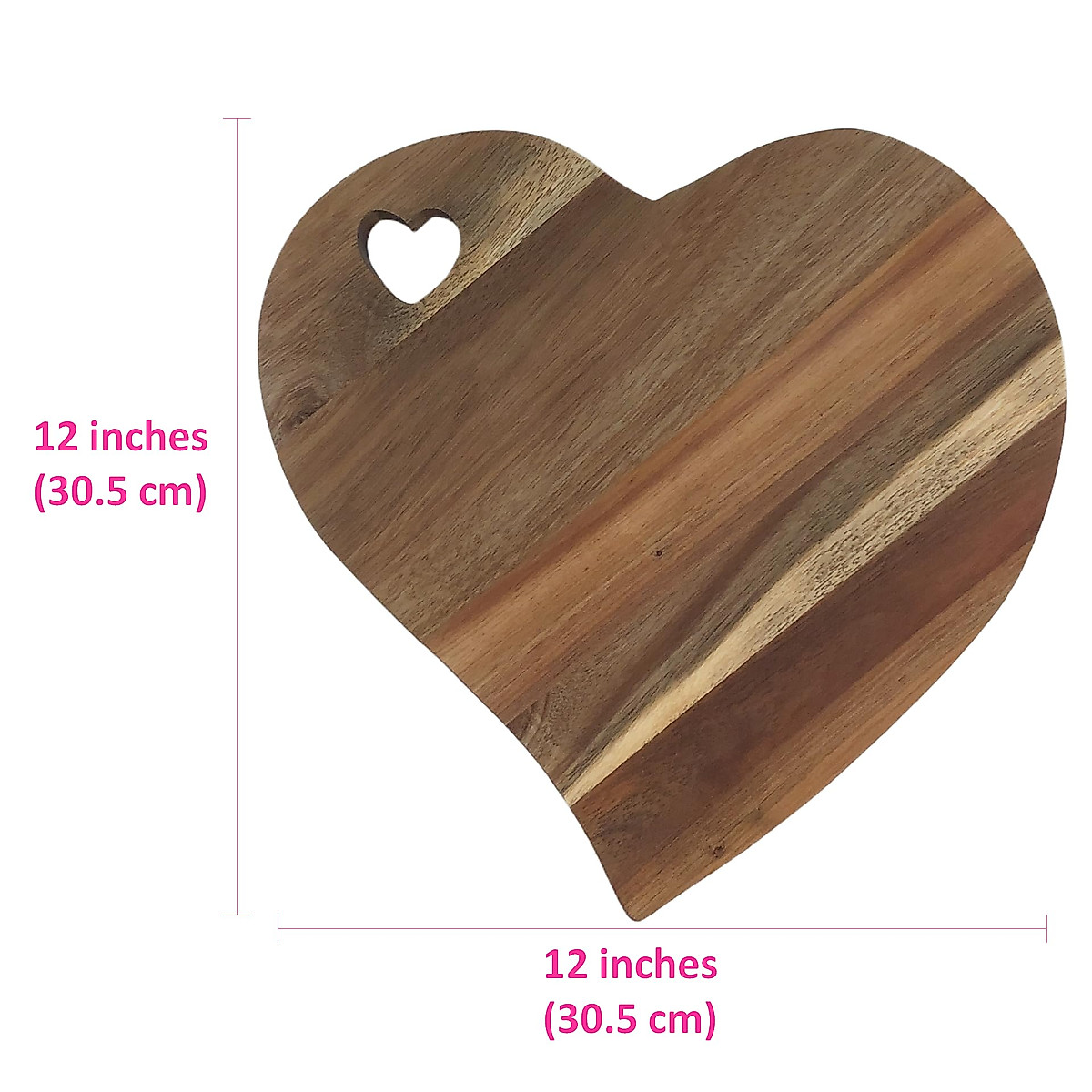 Heart Shaped Charcuterie Board - Heart Charcuterie Board Chautierre Board Brisket Cutting Board Charcuterie Meat And Cheese Platter Unique Cheese Board Wooden Cutting Board Cool Cutting (Acacia Wood)