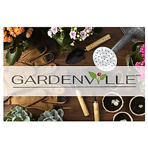 Leather Pruning Gloves (Large, Beige)