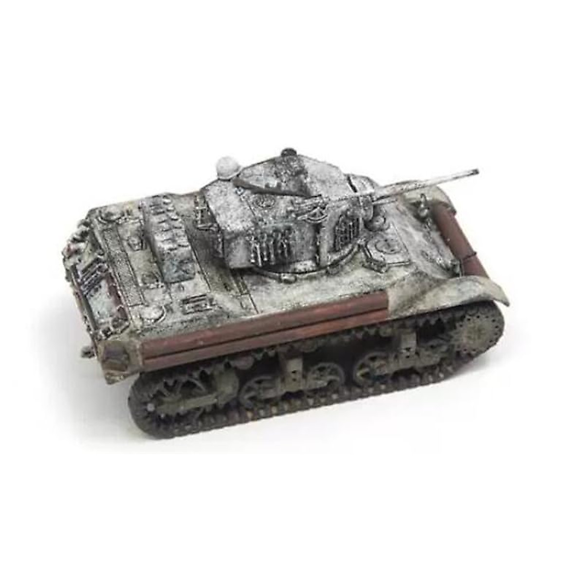 FloZ for S-Model US M5A1 Stuart Light Tank Snow Coating 1/72 Tank Pre-Built Model