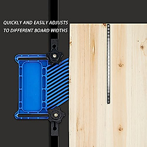 SUNLFPROD Featherboard Adjustable Woodworking Tools Safety Device Stackable Feather board for Table Saws, Router Tables & Band Saw with T-Slots, Miter Slots, T-Track Fences Push Block (Pack of 2)