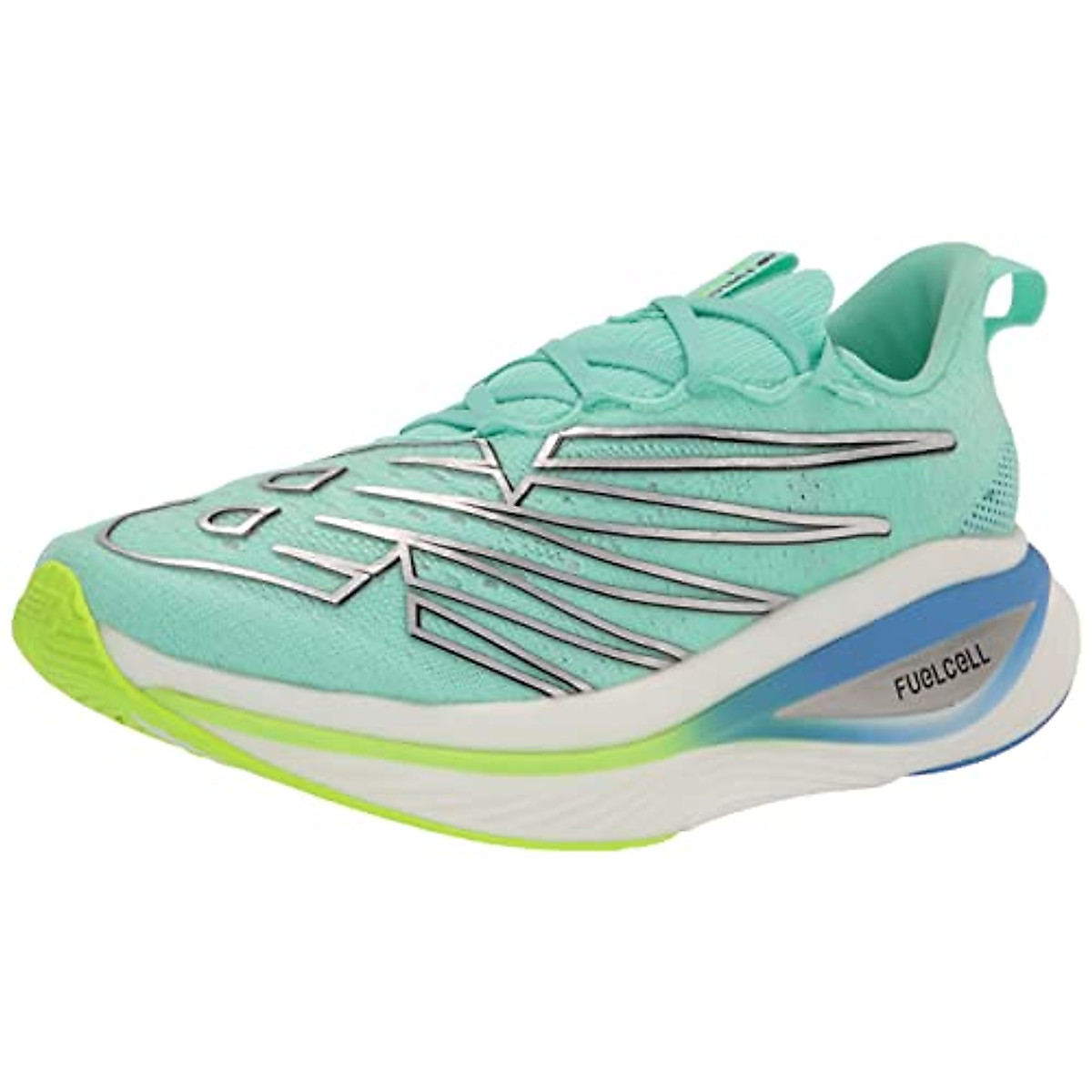 New Balance Men's FuelCell SuperComp Elite V3 Running Shoe, Bright Mint/Pixel Green, 10.5
