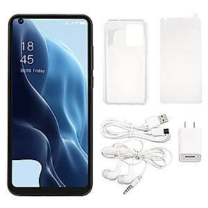 Unlocked Smartphones, 3 Card Slots 3 in 1 Navigation System 4GB RAM 64GB ROM Cellphone Face Unlock for Entertainment (US Plug)