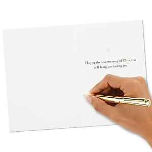 Hallmark Image Arts Boxed Religious Christmas Cards Assortment, Painted Nativity (4 Designs, 24 Cards and Envelopes)