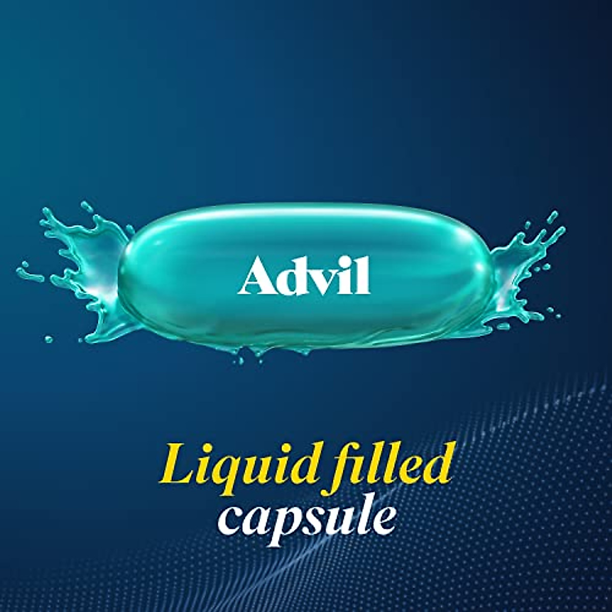 Advil Liqui-Gels Pain Reliever and Fever Reducer, Pain Medicine for Adults with Ibuprofen 200mg for Headache, Backache, Menstrual Pain and Joint Pain Relief - 50x2 Liquid Filled Capsules