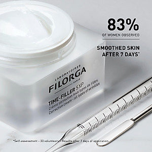 Filorga Time-Filler 5-XP Wrinkle Correction Moisturizing Skin Cream, Enhanced Anti Aging Formula to Reduce and Repair Face, Eye, and Neck Wrinkles and Fine Lines, 1.69 fl oz