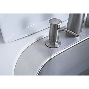 KOHLER 1895-C-VS Soap or Lotion Dispenser with Contemporary Design (Clam Shell Packed), Vibrant Stainless