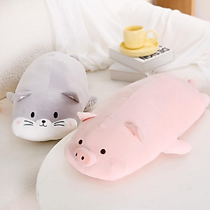 FFxiong 20" Shiba Inu Stuffed Animal Pillow Large Kawaii Anime Corgi Plushies Soft Hugging Body Pillow Cute Big Fat Plush Toy Dog Gift for Boy Girl Kids Christmas Birthday Valentines