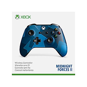 Microsoft Xbox One Wireless Controller, Midnight Forces II Special Edition - Xbox One