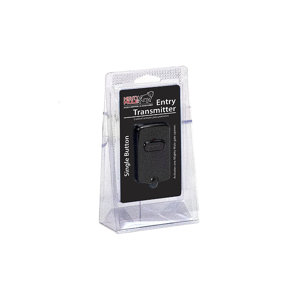 Mighty Mule Single Button Gate Opener Remote (FM135) , Black