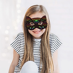 crelloci Scratch Paper Art Set for Kids, Rainbow Scratch Off Craft Kit for Girl Boy, Magic Gift Pad Sheet with Mask Stencil Ornaments, DIY Drawing Supply for Birthday Party Favor Christmas