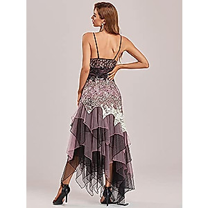 Ever-Pretty Women's V-Neck Sexy Party Dress Wedding Guest Dresses for Women Summer Dress Orchid US10