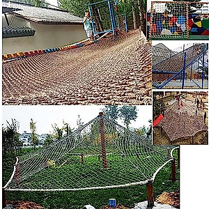 EkiDaz HXRW Rope Net Climbing Net for Kids Climbing Cargo Net Indoor and Outdoor Protective Safety Net Playground Sets for Backyards (Size : 2 * 4m(6.6 * 12.12ft))