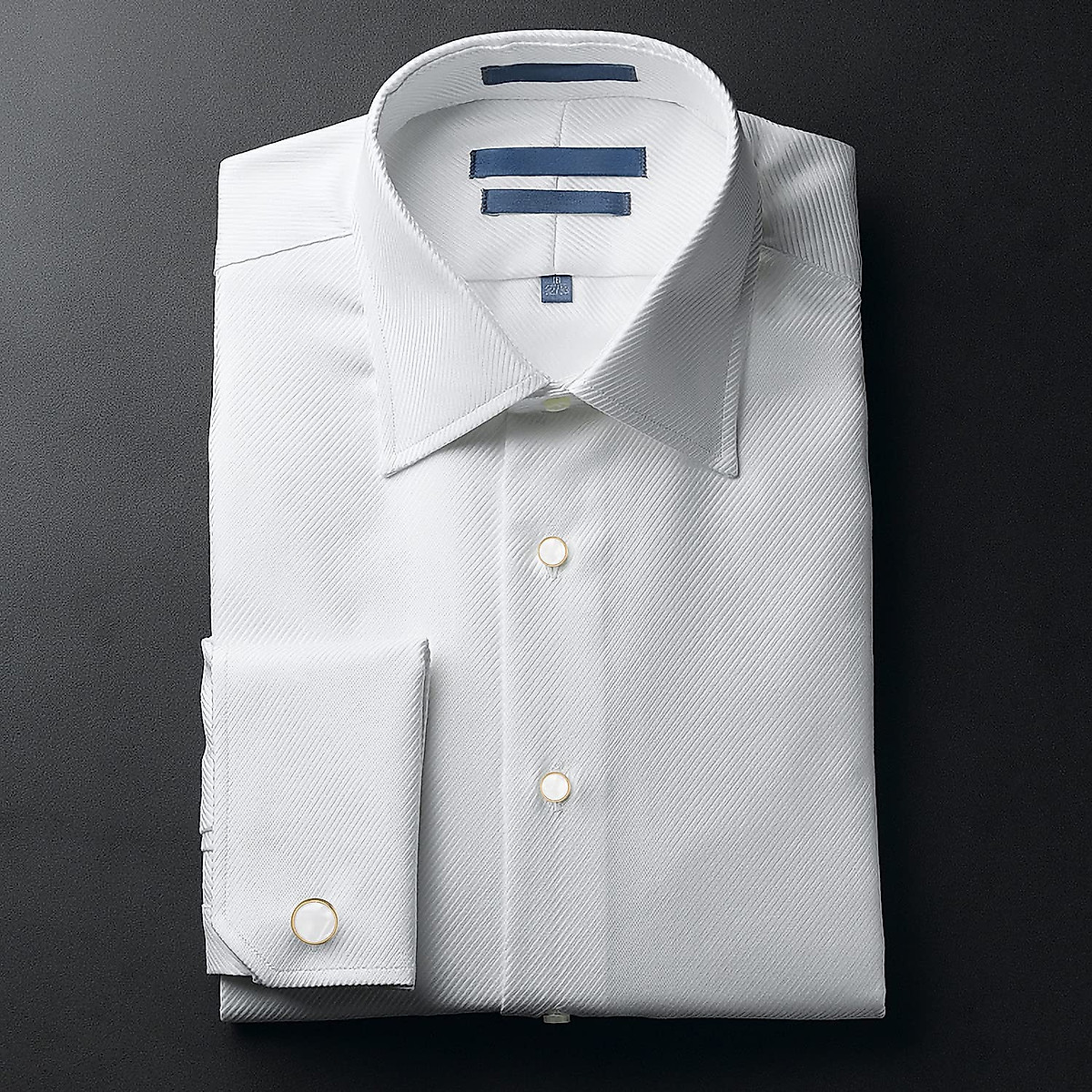 Wynameleri Mens Classic Shirts Cufflink Studs, Mother-of-Pearl Tuxedo Shirt Button and Cuff Links Set, Formal Business Wedding Jewelry XDS15 gold white