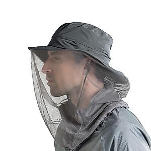 FALETO Men's t Safari Mesh Hats Outdoors Fishing Hat Sun Proction Cap with Neck Flat Bonnie Bucket Adjustable Caps Gorras para Hombres Summer Hunting Large Brim Hat for Women Grey