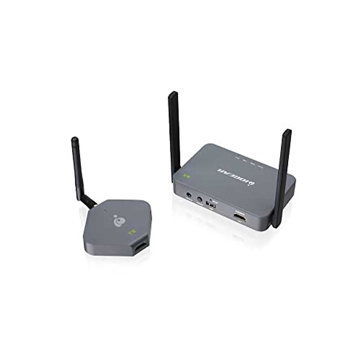 IOGEAR HDMI Wireless Video 4K HD TV Connection Kit - 4K@30Hz - Wireless 2.4/5GHz w/WPA-2 Encryption - Up to 100Ft - Mirror or Extend Mode - Win Mac OS iOS Android Chrome - GWKIT4K