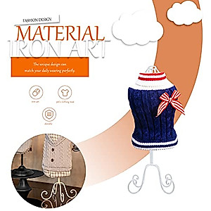 Pet Clothing Display Rack: Pet Clothing Rack Durable Clothing Racks for Hanging Clothes for Doll Pet Clothes Dress Display Rack Useful Pet Clothing Holder