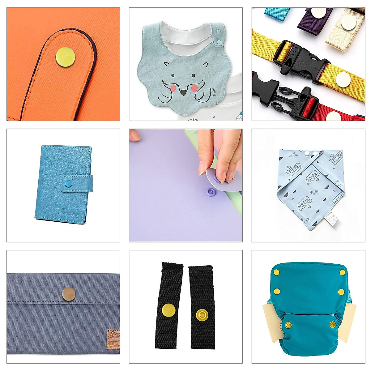 Craftown Plastic Snaps and Snap Pliers All in One Starter Kit with Snap Pliers, T5 1.2cm Plastic Buttons, and Crafting Accessories for DIY Projects, Includes a Storage Box