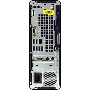 HP ProDesk 400G4 SFF Home and Business Desktop, Pentium G4400 3.4GHz, 16GB DDR4 RAM, 1TB SSD, DVD, VGA, Windows 10 Pro 64bit (Renewed), Black