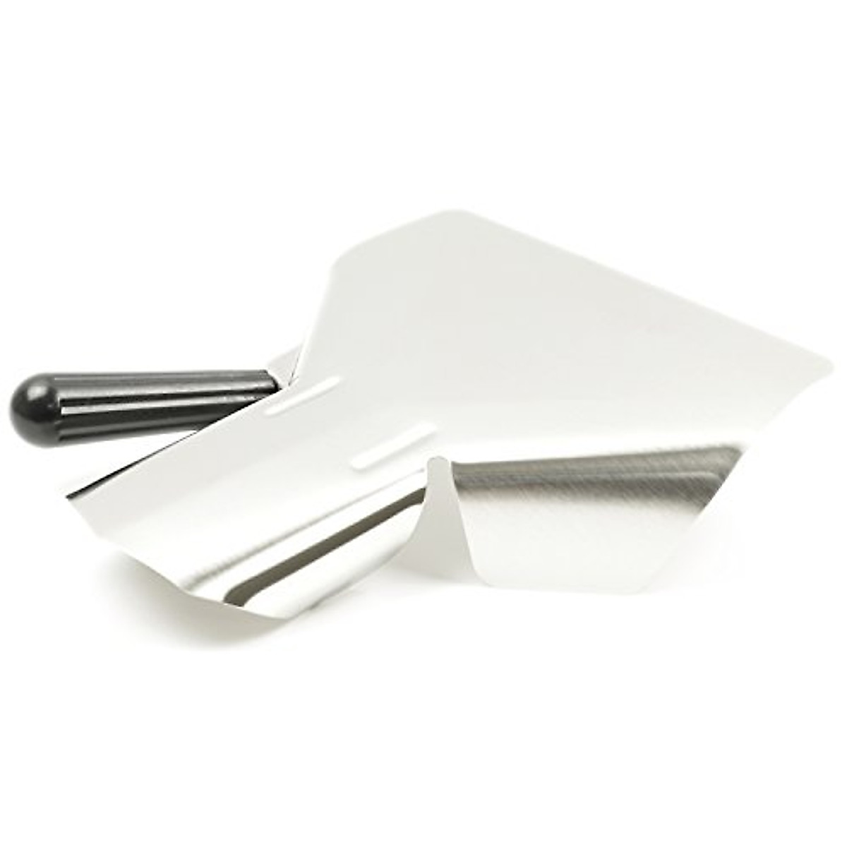 LoveDeal Commercial Stainless Steel French Fry Scoop, Chip Popcorn Bagger, Ice Candy Snacks Desserts Scooper, Right Handle