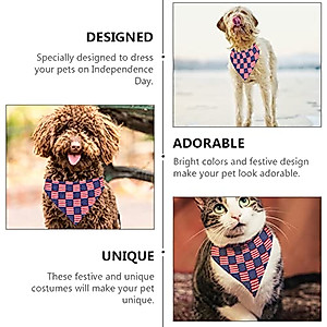 ABOOFAN 4th of July 4th of July pet Headband Holiday Dog Bandana Patriotic pet Costume Pet Costume Anmerican