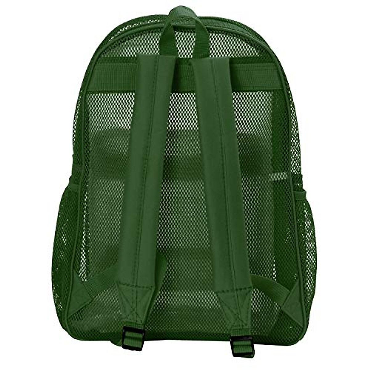 NiceAndGreat Heavy Duty Classic Student Mesh Backpack | Padded Straps | Green