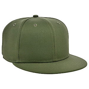 Lids Blank Dime Adjustable Snapback Hat Olive