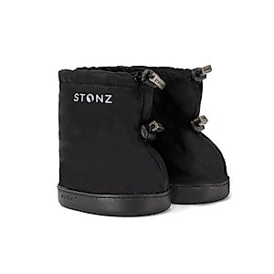 Stonz Toddler Booties - All-weather nylon booties for babies and Kids to fit over shoes and stay on, featuring a flexible sole for versatile use.