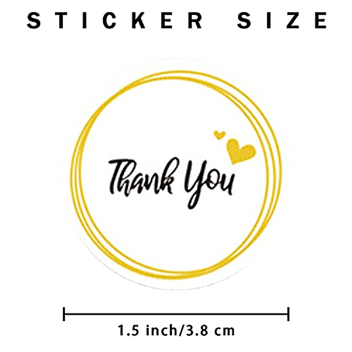 Thank You Sticker roll, Business Sticker, Bubble Envelope and Gift Bag Packaging Label, 3 Different Flower Patterns. 500 Sheets per roll, 1.5 inches in diamete, 4style